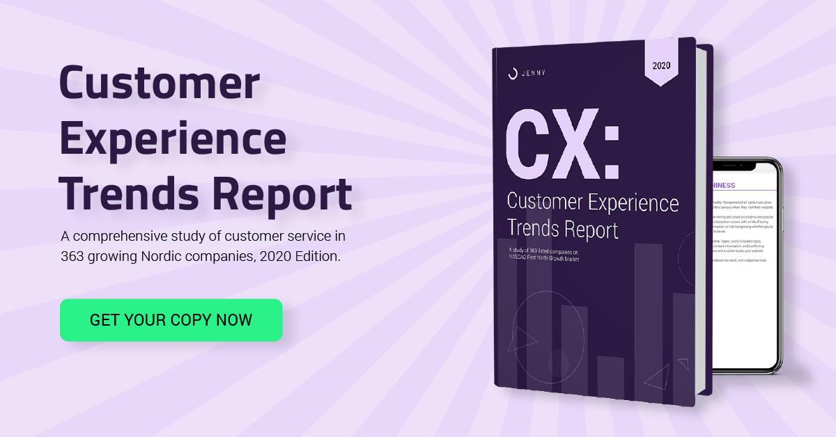 Customer Experience Trends Report | GetJenny